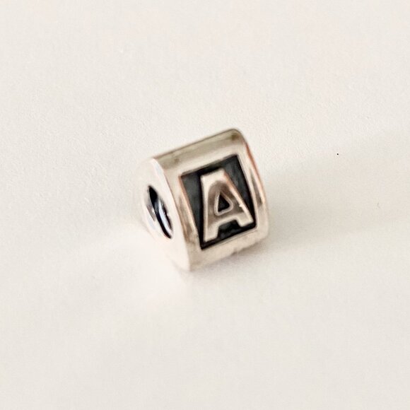 Pandora | Jewelry | Pandora Sterling Silver Letter A Alphabet Charm ...